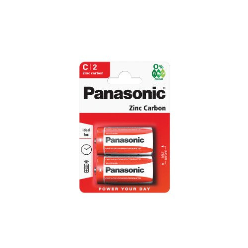 Bateria Panasonic R14 - komplet 2 sztuk • Awa24.pl
